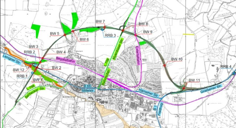 Der Zwischenstand zur Ortsumgehung Barntrup - Nordlippischer Anzeiger